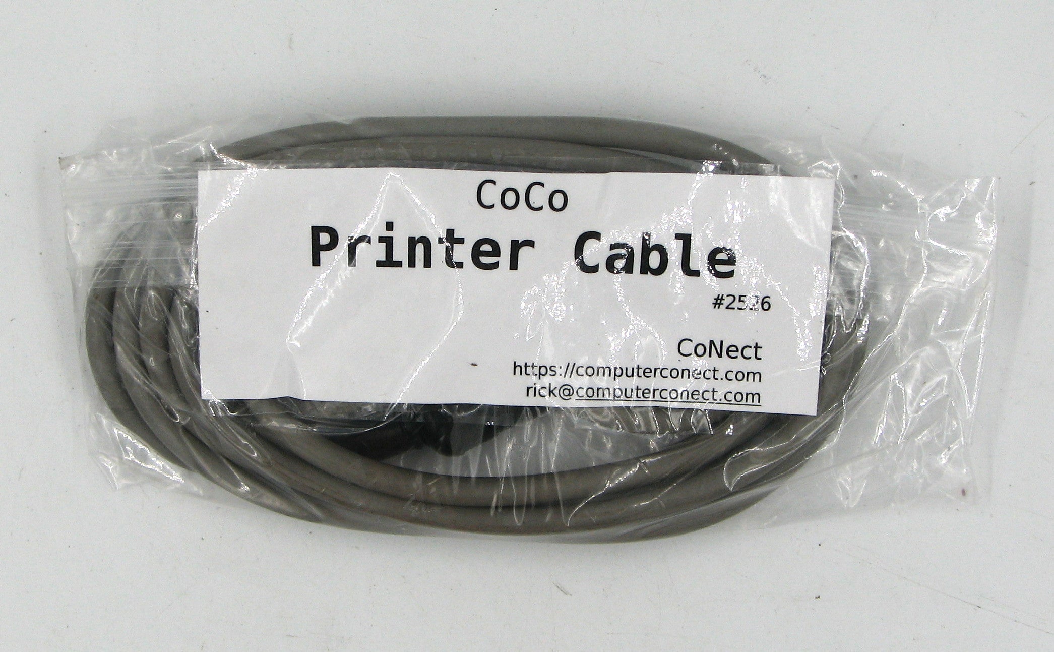 Tandy Color Computer Cable - Printer – Computer CoNect